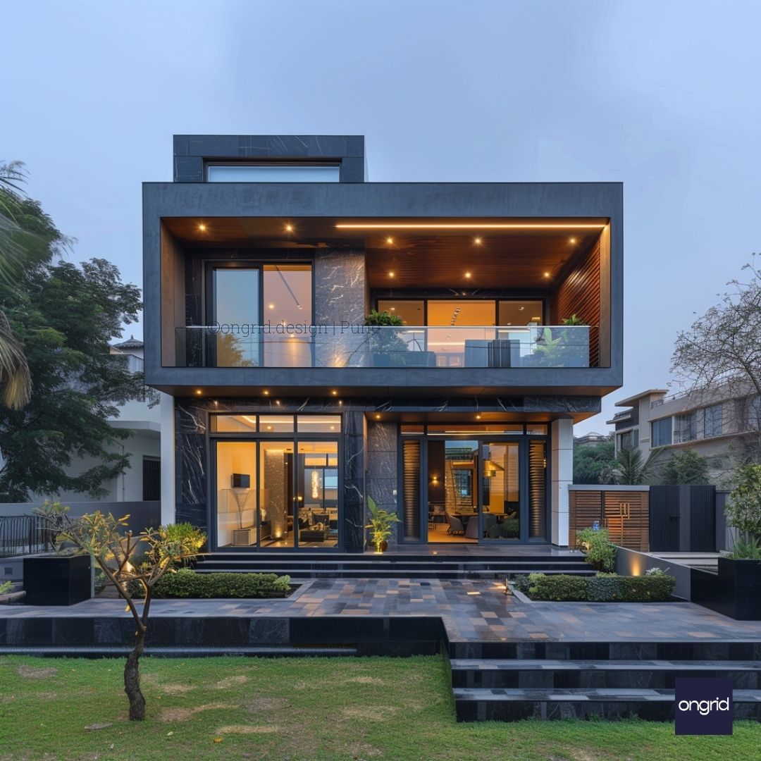 Twilight Haven - Modern Two Storey Villa Design – Ongrid Design