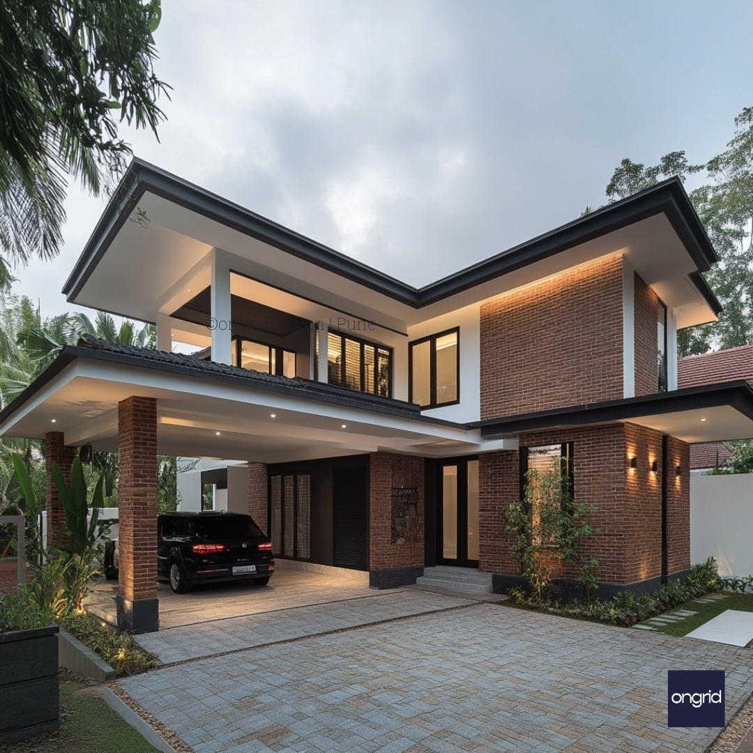 Modern L-Shaped Duplex Design – Ongrid Design