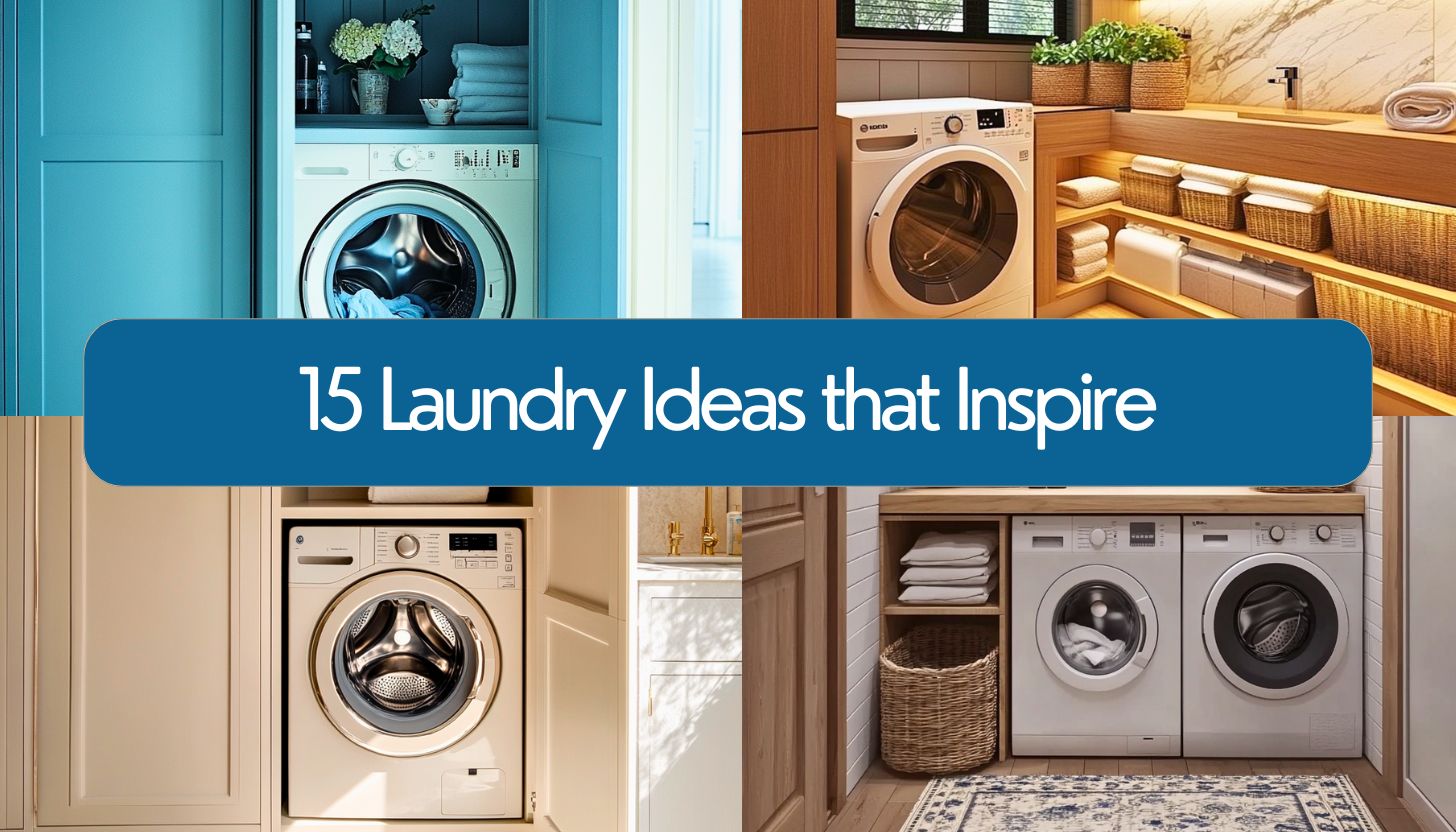 12 Genius Washing Machine Area Ideas - Beautiful Laundry – Ongrid Design