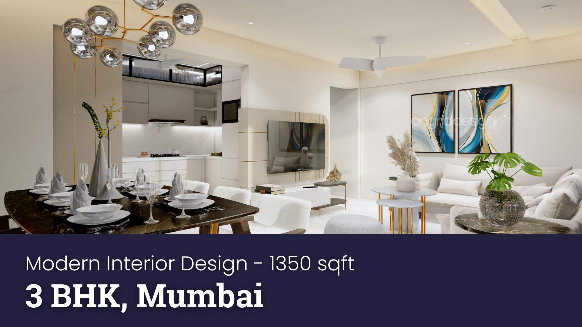 Inside Mumbai's Luxurious 3BHK Redesign – Ongrid Design