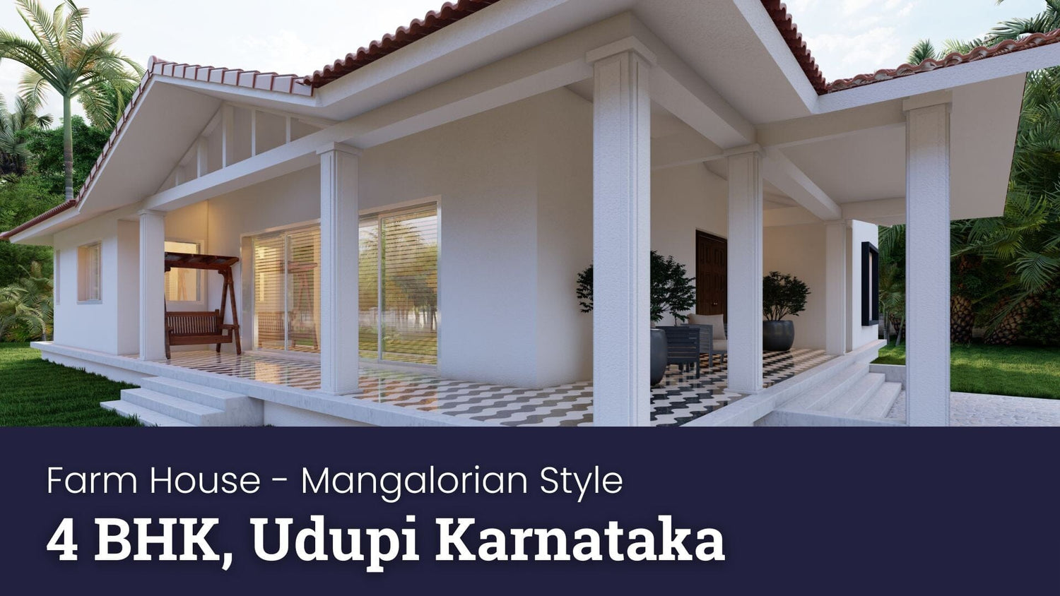 Modern Mangalorean 4BHK Home Design in Karnataka – Ongrid Design