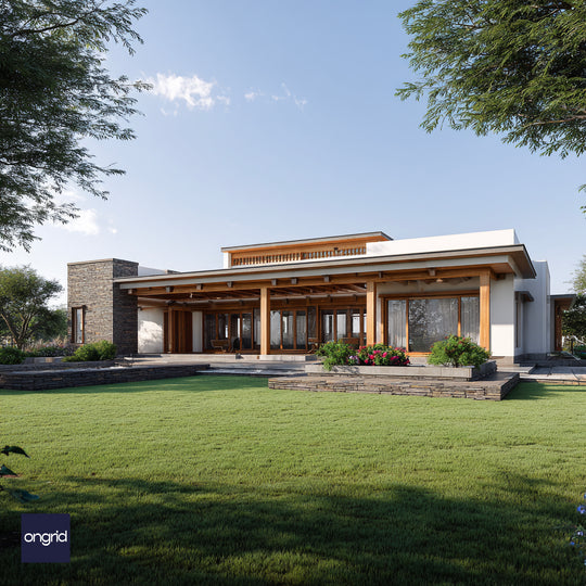 Traditional Konkan House Plan: Indian Cottage Design – Ongrid Design
