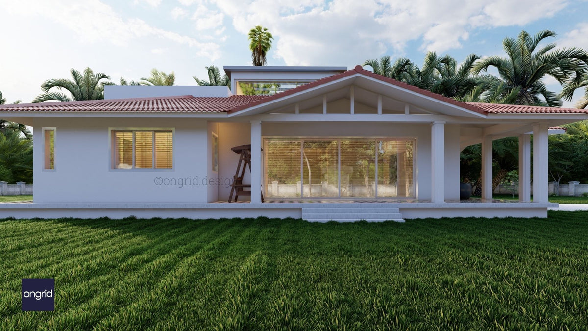 Modern Mangalorean 4BHK Home Design in Karnataka – Ongrid Design