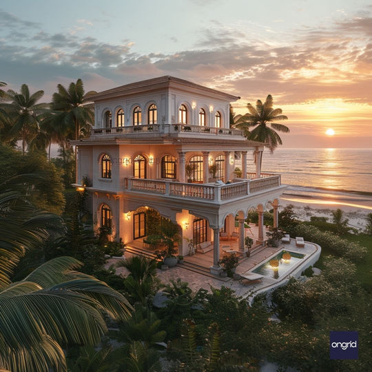 Three Floor Home Design - 50+ Modern Elevations – Ongrid Design